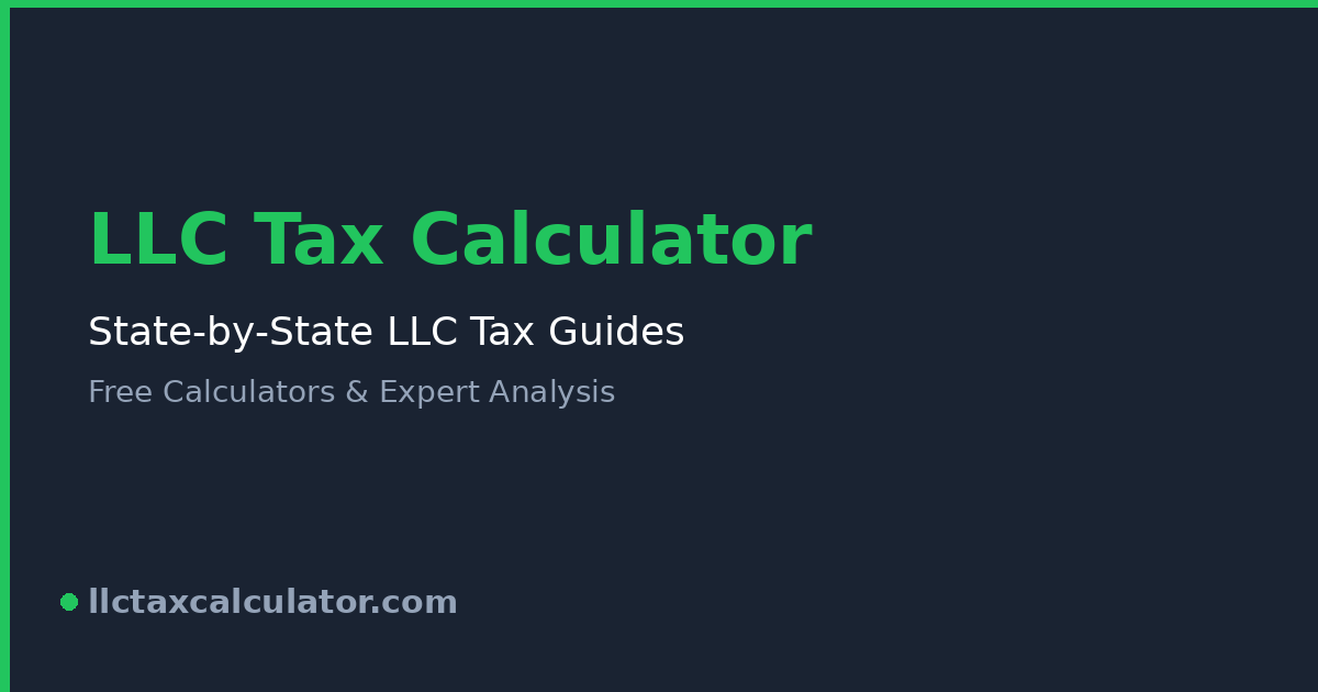 Georgia LLC Tax Guide 2026 — Rates, Filing & Calculator